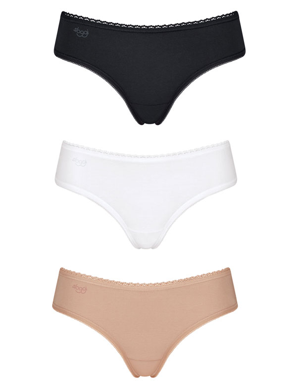 Sloggi Trio N Brazil Panty 3 Pair Pack From Needundies